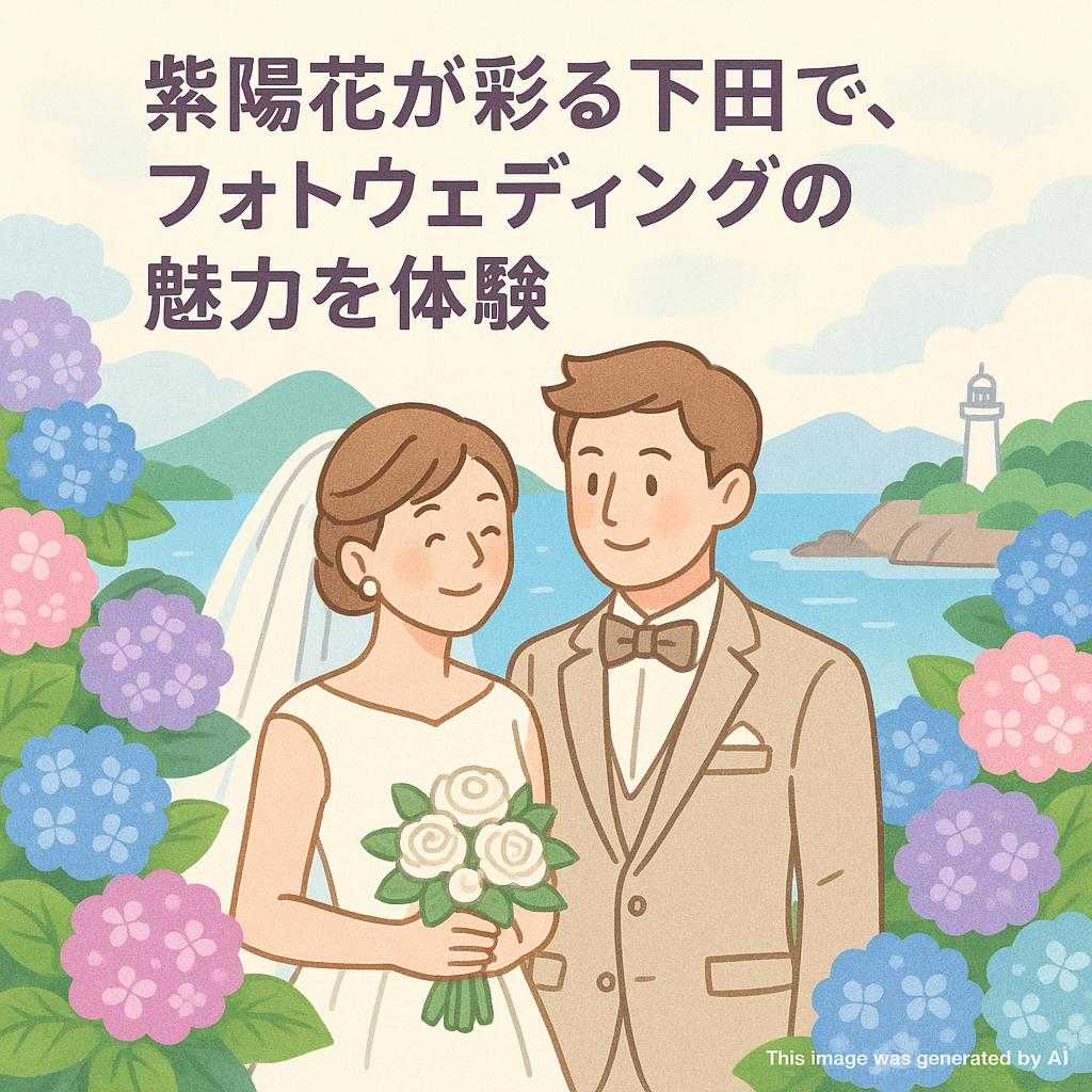 紫陽花が彩る下田で、フォトウェディングの魅力を体験 – Enchante Izuブログ